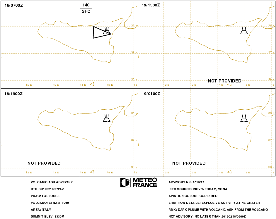ETNA - 2019-02-18 07:24 utc · VAAC Toulouse