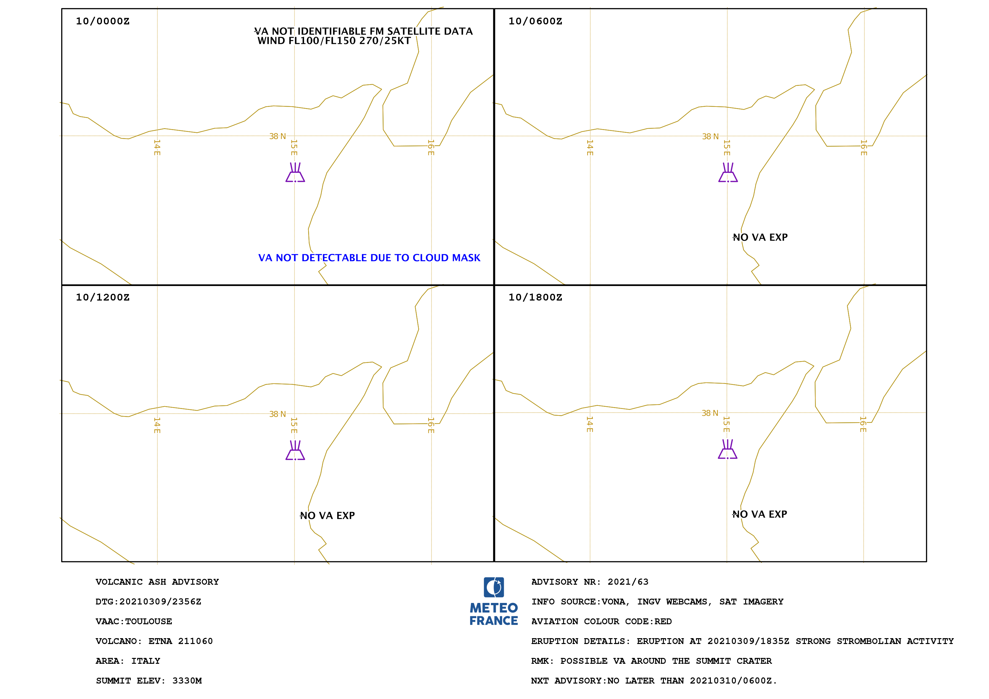 ETNA - 2021-03-09 23:56 utc · VAAC Toulouse