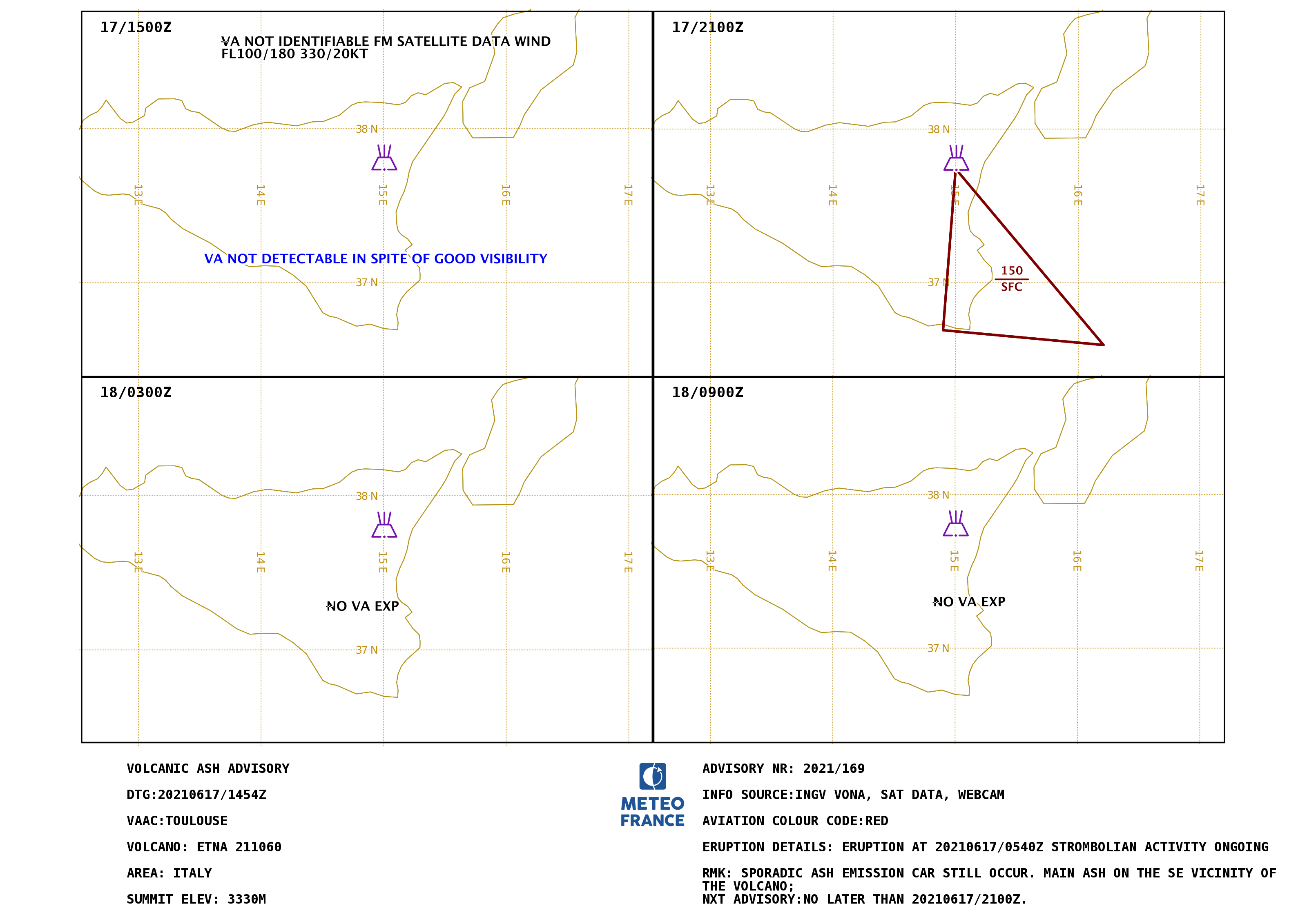 ETNA - 2021-06-17 14:54 utc · VAAC Toulouse