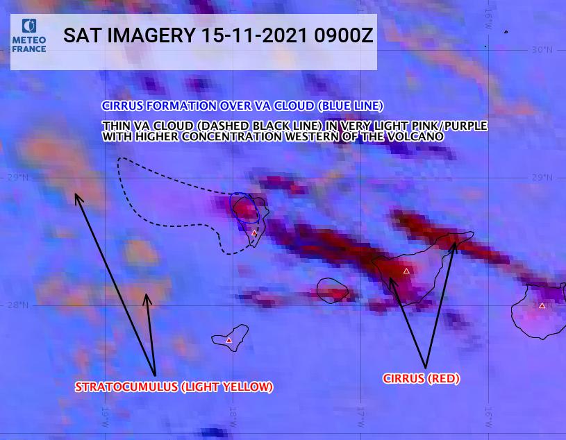 LA PALMA - 2021-11-15 08:59 utc · VAAC Toulouse